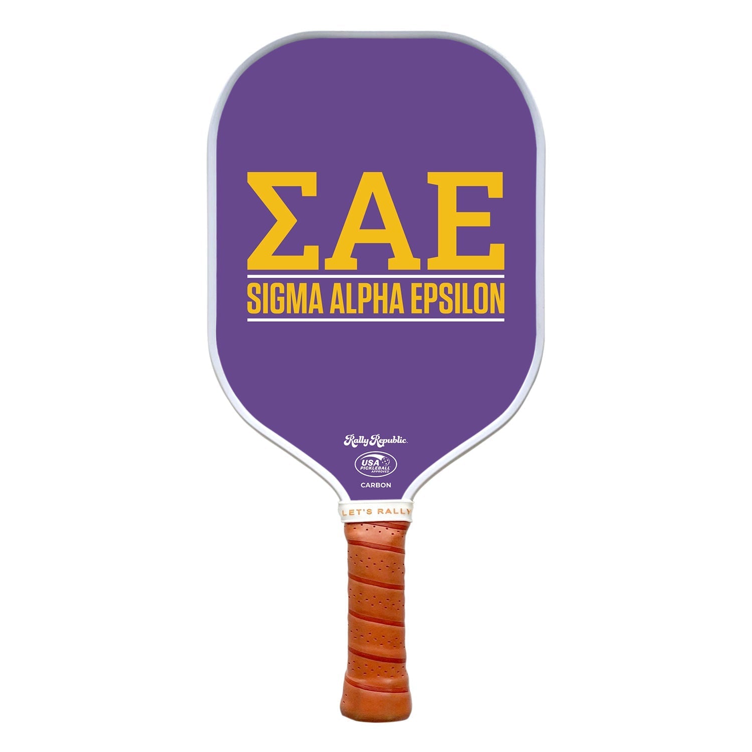 Sigma Alpha Epsilon SAE Purple Greek Letter Pickleball Paddle – The ...