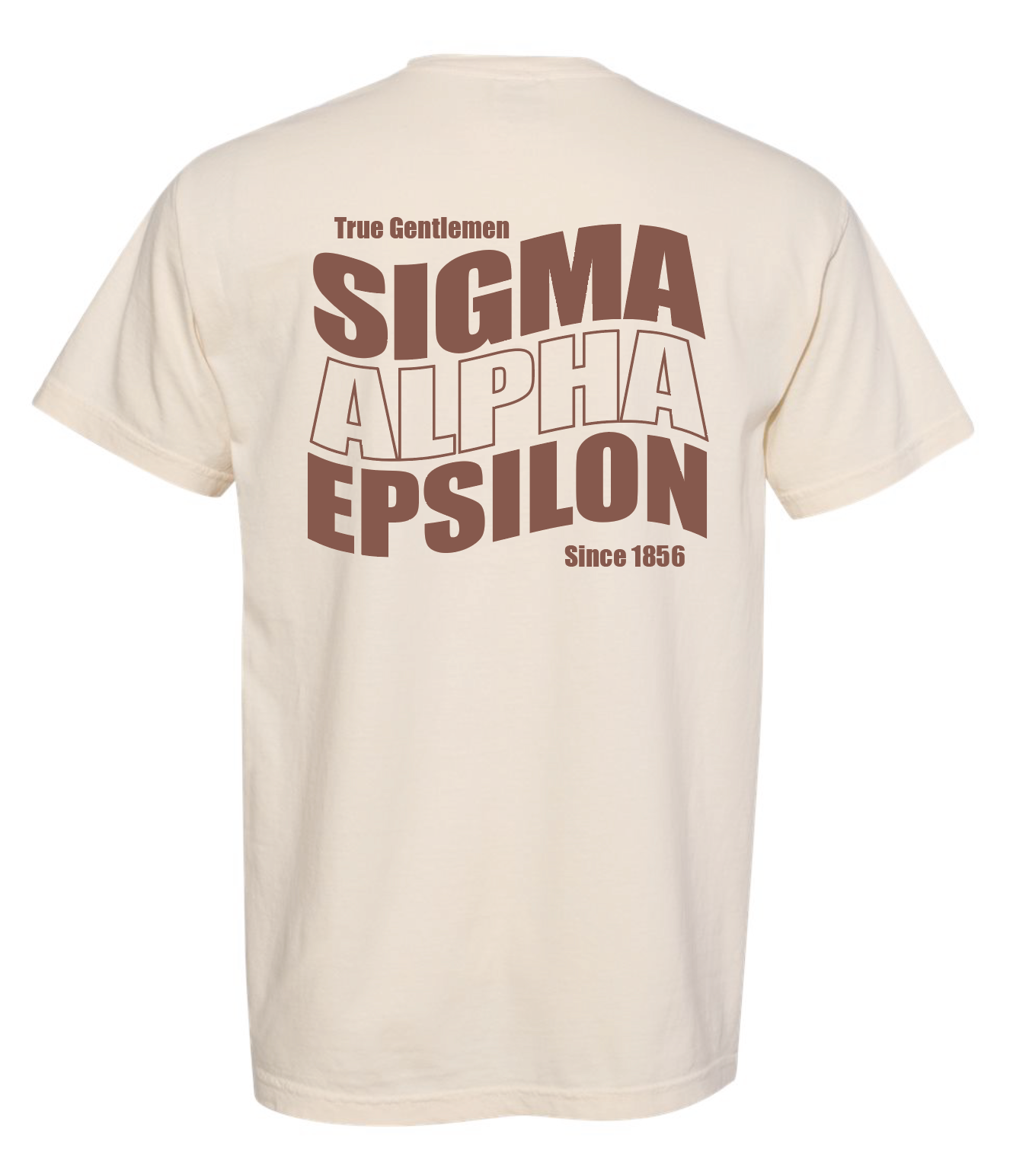 SAE Logo Wave T-Shirt in Ivory – The Sigma Alpha Epsilon Store